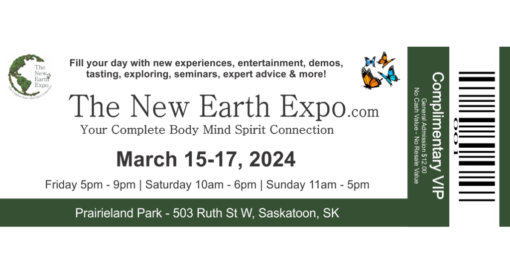 Complimentary Ticket Locations – Saskatoon - The New Earth Expo